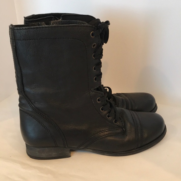 Zigi Soho | Shoes | Zigi Soho Punisher Military Leather Moto Boot ...